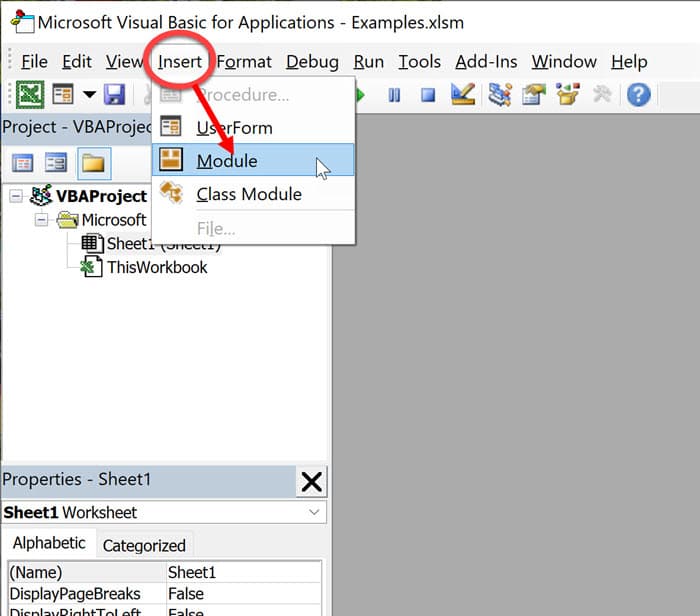 Getting Started With Excel VBA Bringing Up The VBA Environment